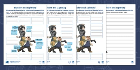 'Blunders and Lightning' Lower KS2 Fiction Reading Comprehension